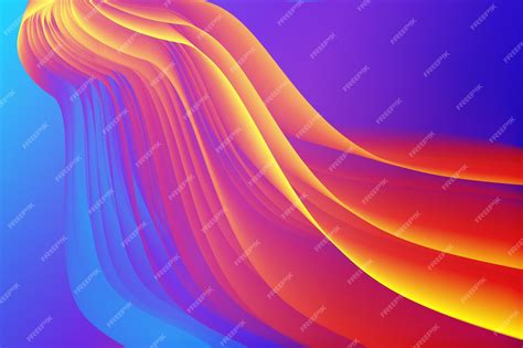 Premium Vector Blended Overly Colorful Gradient Creative Abstract Wavy Style Modern Wallpaper