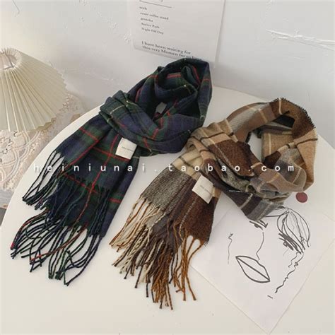 나루니 W01571 머플러 여성머플러 체크패턴 체크무늬 격자패턴 예븐 에누리 가격비교