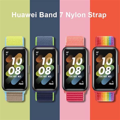 Nylon Loop Strap For Huawei Band Sport Strap Smartwatch Accessories Adjustable Replacement