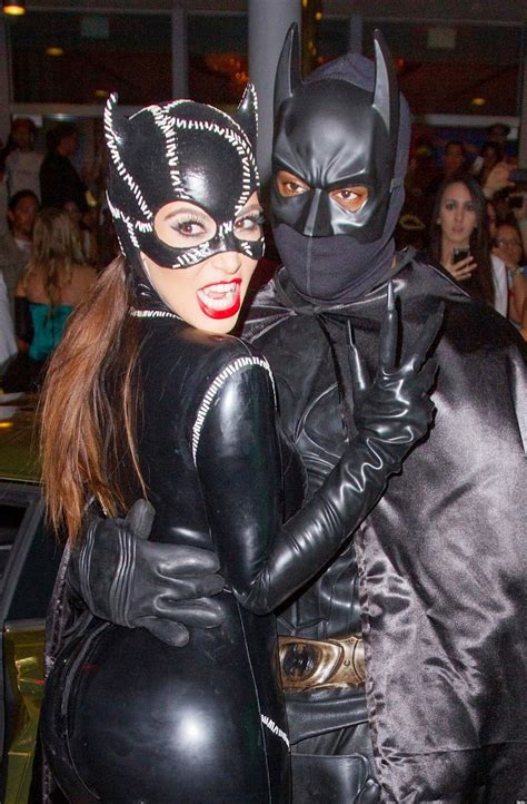 Most Popular Celebritys Lifestyle Kim Kardashian Catwoman In Leather