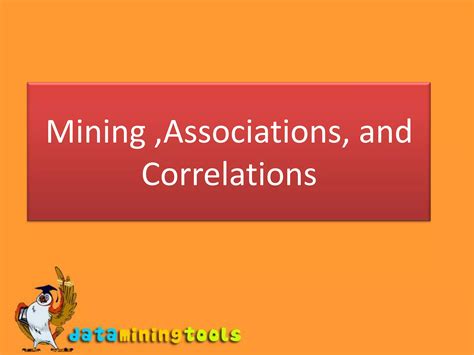 Data Mining Mining Associations And Correlations Pptx