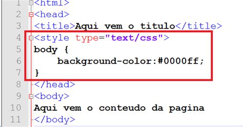 conteúdo css sites