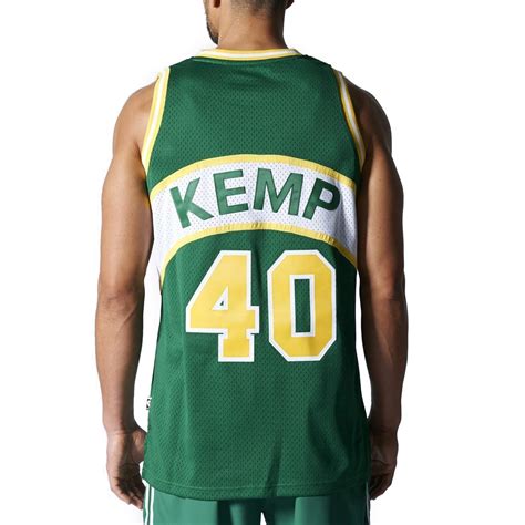 Adidas Nba Swingman Retired Seattle Sonics Kemp 40