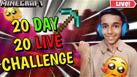20 days 20 live challenge can i do this day 1 youtube