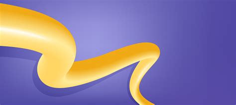 추상 노란색 3d 곡선 선입니다 생생한 그라데이션 액체 혼합 유체 스트라이프 경로를 블렌딩합니다 벡터 0명에 대한 스톡 벡터