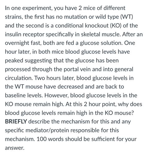 Solved Researchers Have Generated A Conditional Knockout