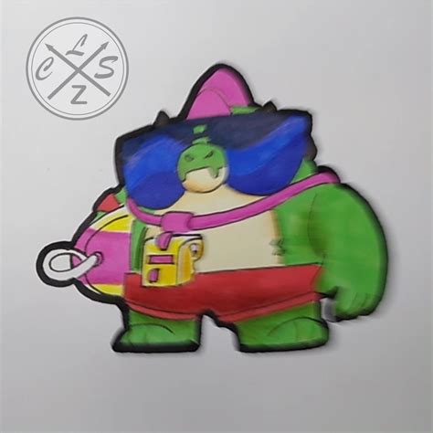 Como Dibujar A Buzz De Brawl Stars Facil Paso A Paso How To Draw