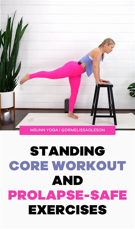 Standing Core Workout And Prolapse Safe Exercises To Heal Ab Separation Safe Exercises Pelvic
