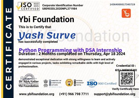 Python Datastructures Algorithms Internship Ybifoundation