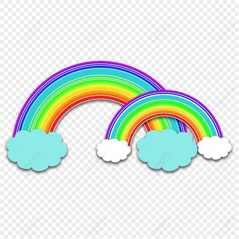 Blue Cute Rainbow 클립 일러스트 아트색깔무지개 Png 일러스트 무료 다운로드 Lovepik