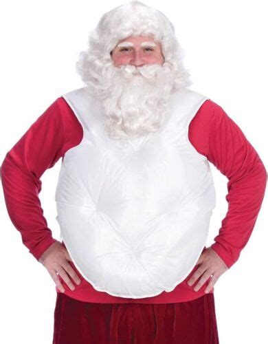 Santa Belly Stuffer Vest Costume Accessory Men One Size 2