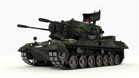 Tank Gepard 36 3d Model 65 Obj Dae 3ds Free3d