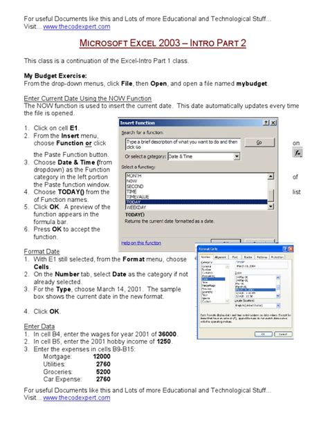 Excel Intro Part 2 Pdf Microsoft Excel Menu Computing