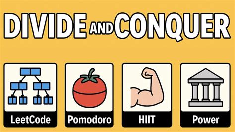 Divide And Conquer — Leetcode Productivity Fitness Power Youtube