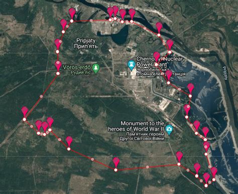 What A 64 Km Exclusion Zone Map Size Of Hoc Would Look In Real Life