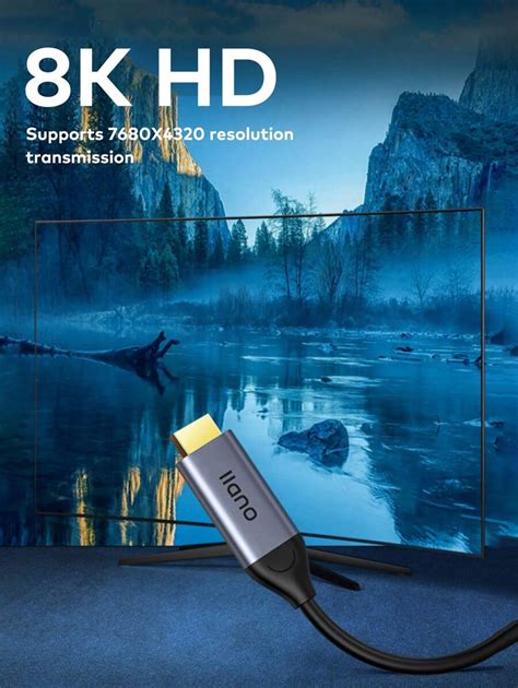 USB C To HDMI Cable K FT Anti Interference Plugs Aluminum Type C To HDMI Cord For Sale