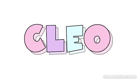 Cleo Name Logo