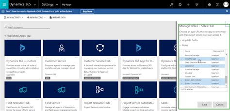 How To Manage Security Roles For Apps In Dynamics 365 V9 0 Microsoft Dynamics 365 Crm Tips And