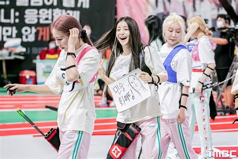 [포토] 유정 은지 유나 민영 대폭소 케미 아육대 B하인드