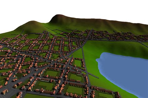 A Constraint Based System To Populate Procedurally Modeled Cities With