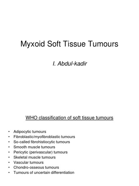 Myxoid Stt Pdf Pathology Skin