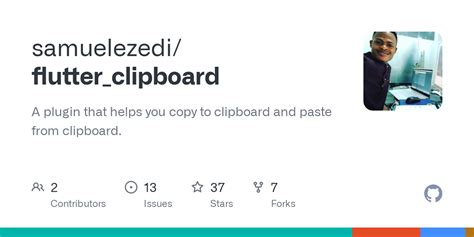 Github Samuelezediflutterclipboard A Plugin That Helps You Copy To Clipboard And Paste From