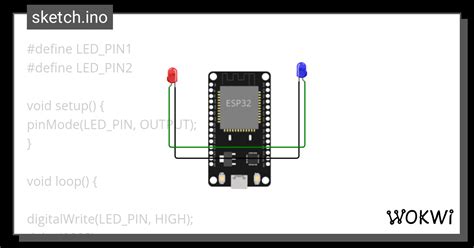 Wokwi Online ESP STM Arduino Simulator