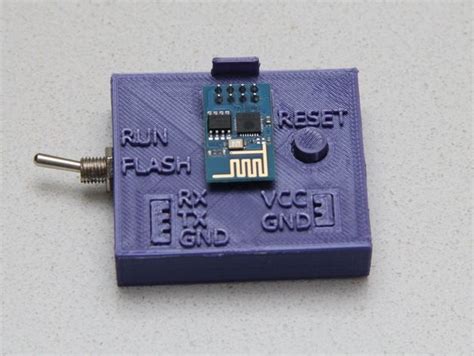 Esp 01 Programming Cradle By Nirdobovizki 3d Printer Printer Usb