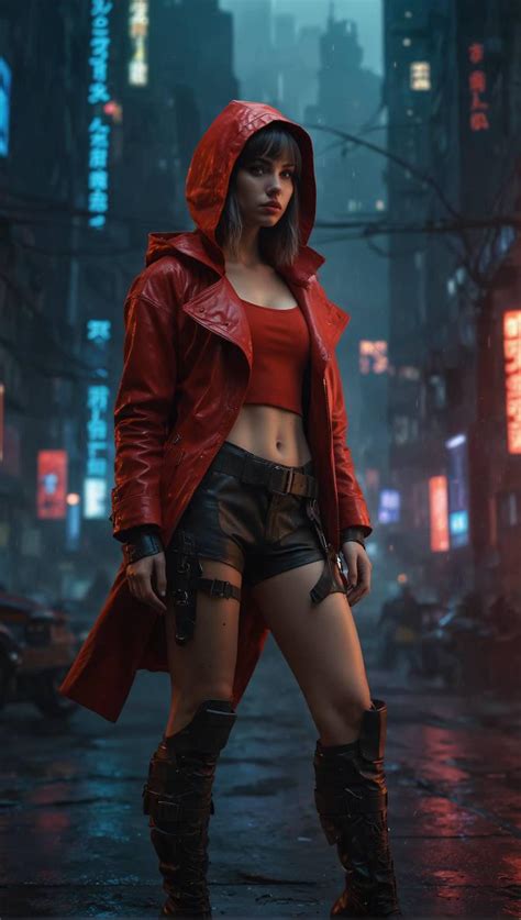 Cyberpunk Little Red Riding Hood 6 By Milenna2020 On Deviantart