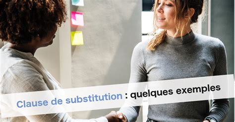 Exemples De Clauses De Substitution Discutons Immofr