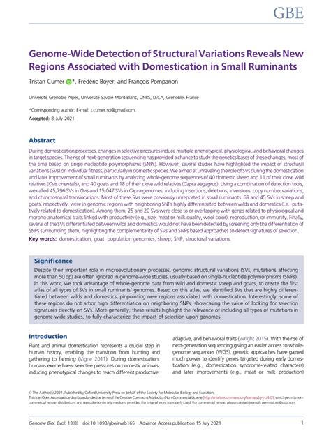 Pdf Genome Wide Detection Of Structural Variations Reveals New Regions Associated With