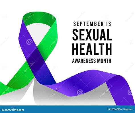 September Is Sexual Health Awareness Month Vector Illustration Stock Vector Illustration Of