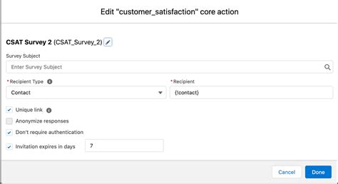 automate survey reminders salesforce trailhead