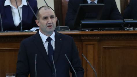 Румен Радев Няма да мълча и да бездействам Новини бг