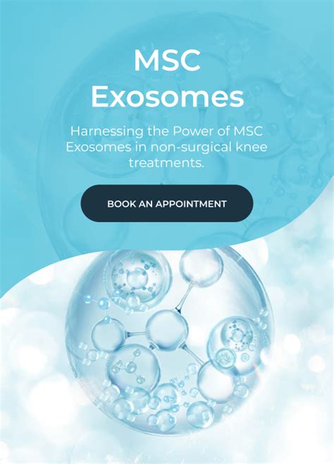 Msc Exosome Top 1 Knee Prp And Stem Cell Clinic In Northern Malaysia
