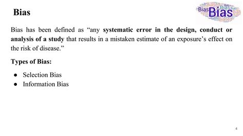 Bias Confounding And Interaction Pptx