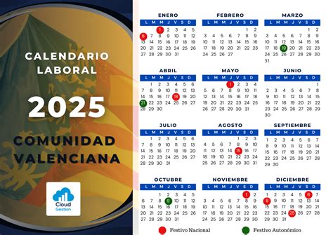 Calendario Laboral 2025 En La Comunidad Valenciana