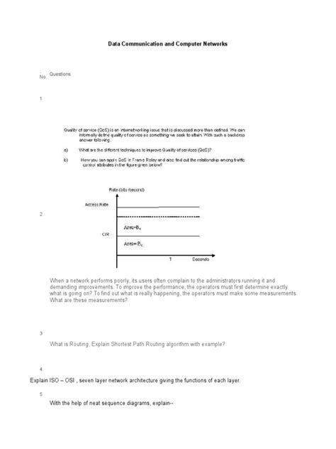 Data Communication And Computer Networks Pdf Osi Model Duplex