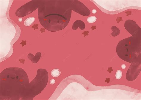 Cute Red Background Watercolor With Love Red Background Watercolor Background Red Background