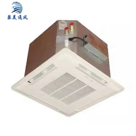 Ceiling Exposed Mounted Cassette Air Conditioner Commercial Fan Coil