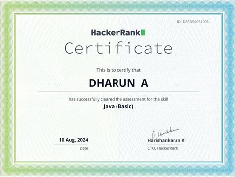 Dharun A On Linkedin Thrilled To Have Completed Javabasic On