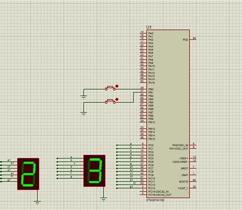Solved Increment And Decrement Of 7 Segment 0 99 Count U Stmicroelectronics Community