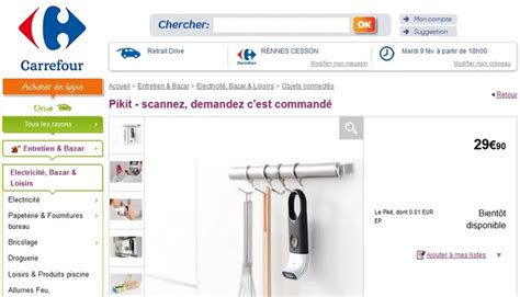Pikit La Scanette Pour Le Drive Carrefour Disponible Dès Ce Mois