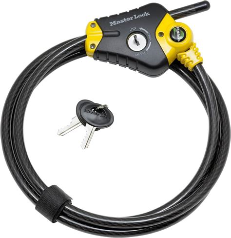 Buy Master Lock 8420eurd Python Cable Lock 45 M X 10 Mm Yellow
