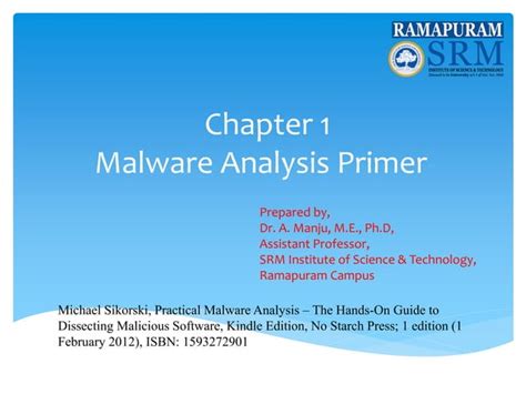 Chapter 1 Malware Analysis Primerpdf Operating Systems Computer Software And Applications
