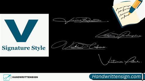 V Letter Signature Style In A Handwritten Style Digital Delivery Within 36 72 Hours Video And