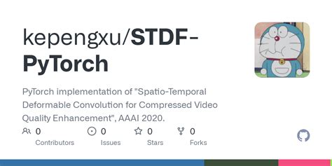 Github Kepengxustdf Pytorch Pytorch Implementation Of Spatio Temporal Deformable