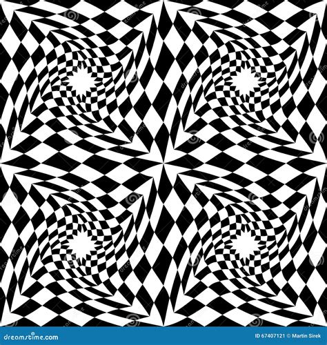 Vector Modern Seamless Geometry Pattern Squares 3d Black And White