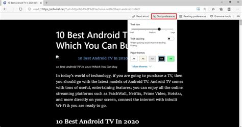Enable The Hidden Immersive Reader Mode In Edge Browser