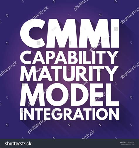 Cmmi Capability Maturity Model Integration Acronym 库存矢量图（免版税）1768982702